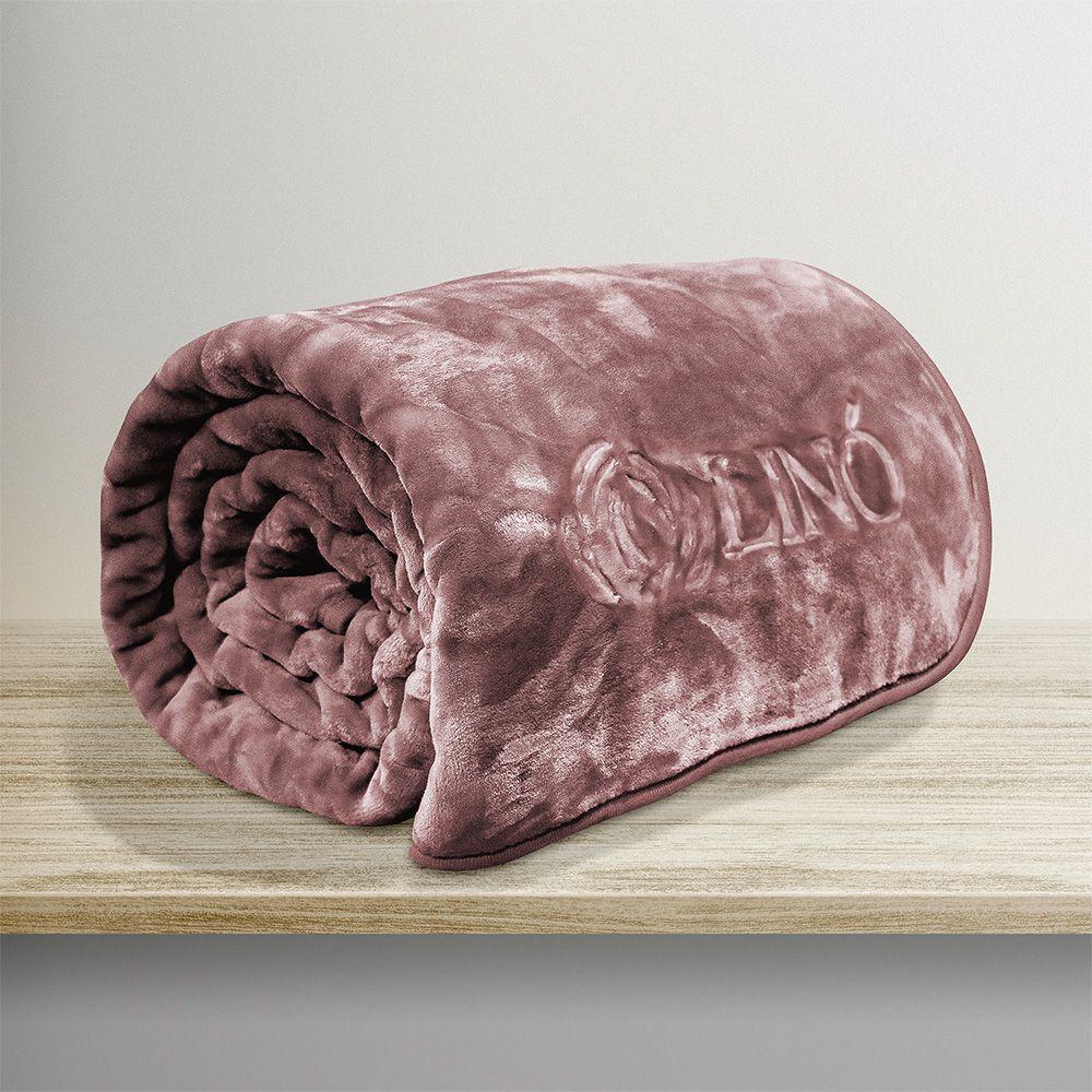 LINO ΚΟΥΒΕΡΤΑ VELLUT ENG.ROSE 160X220 | Lino Home