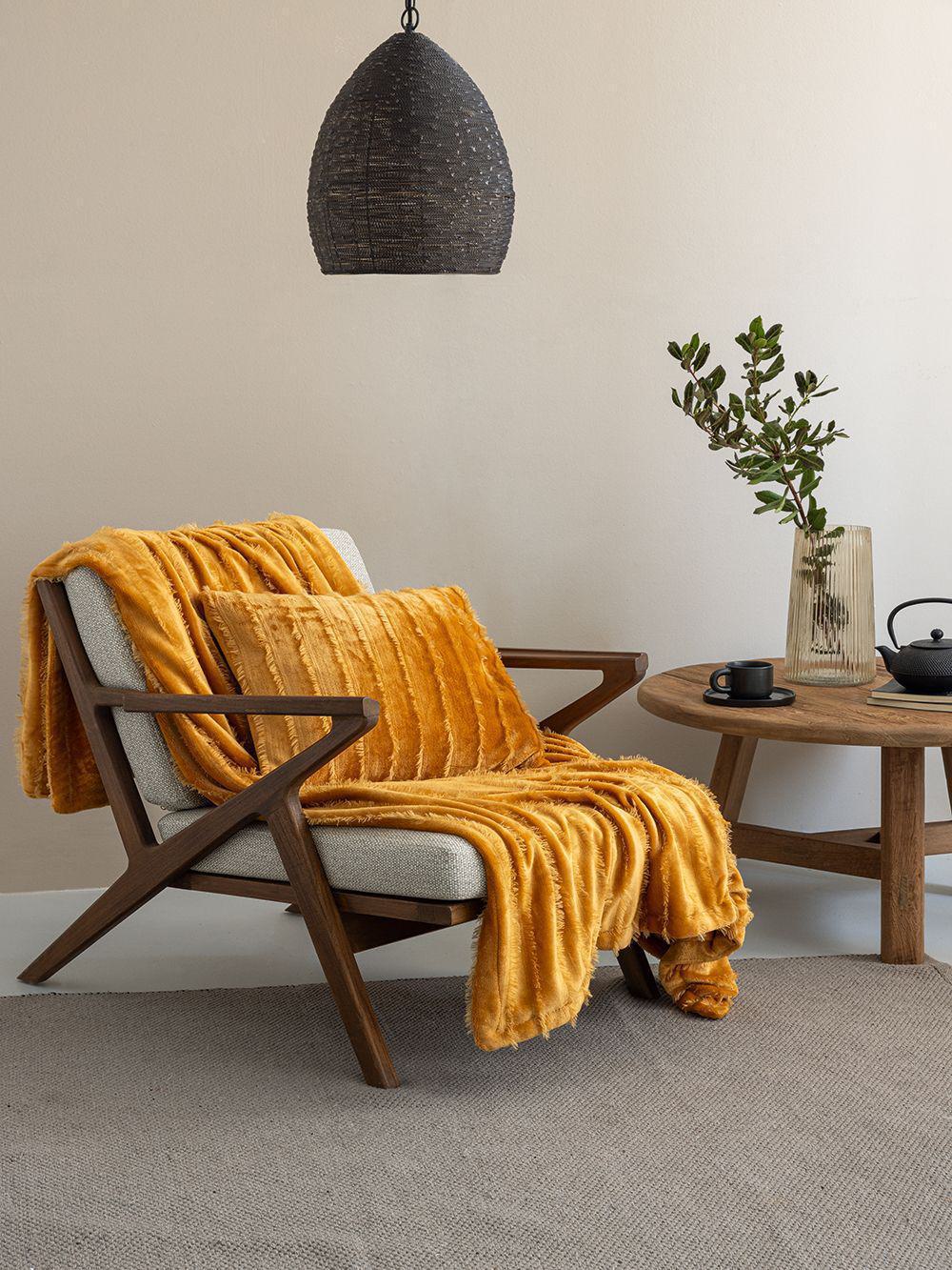 Palamaiki Κουβερτα Καναπε 130x180 Gwen Gwen Gold | Lino Home