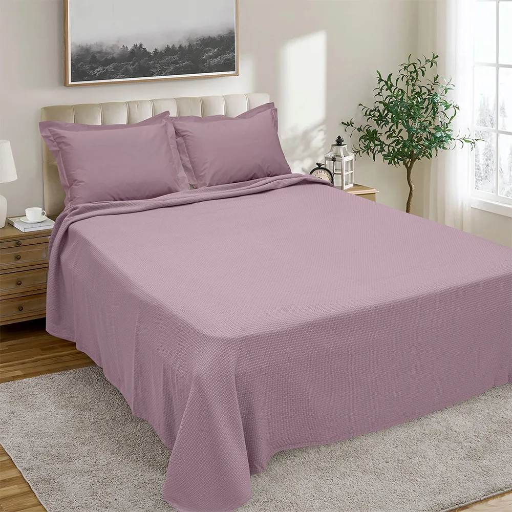 LINO ΚΟΥΒΕΡΤΑ ΠΙΚΕ FELICITA LILAC 240X260 - LinoHome